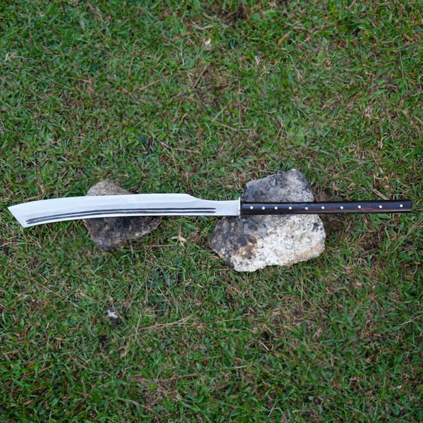 22 Inch Ancient Chinese Knife Da Dao Big Sword with Leather Sheath – FWOSI