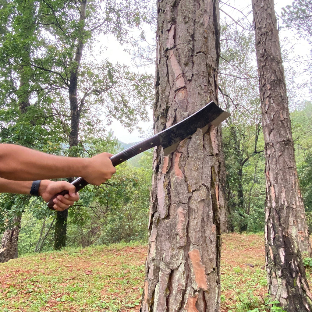 12 Inch Hand Forged Long Woodcutting Viking Axe is a remarkable tool ...