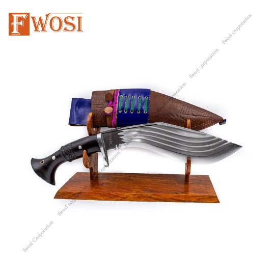 10 Inches 5 Fuller Full Tang Hand Forged Custom Gurkha Kukri – FWOSI